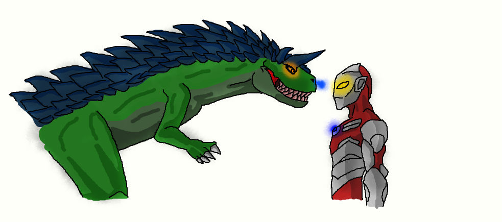 Ultraman and Bemular by Kaiju-Guardian on DeviantArt