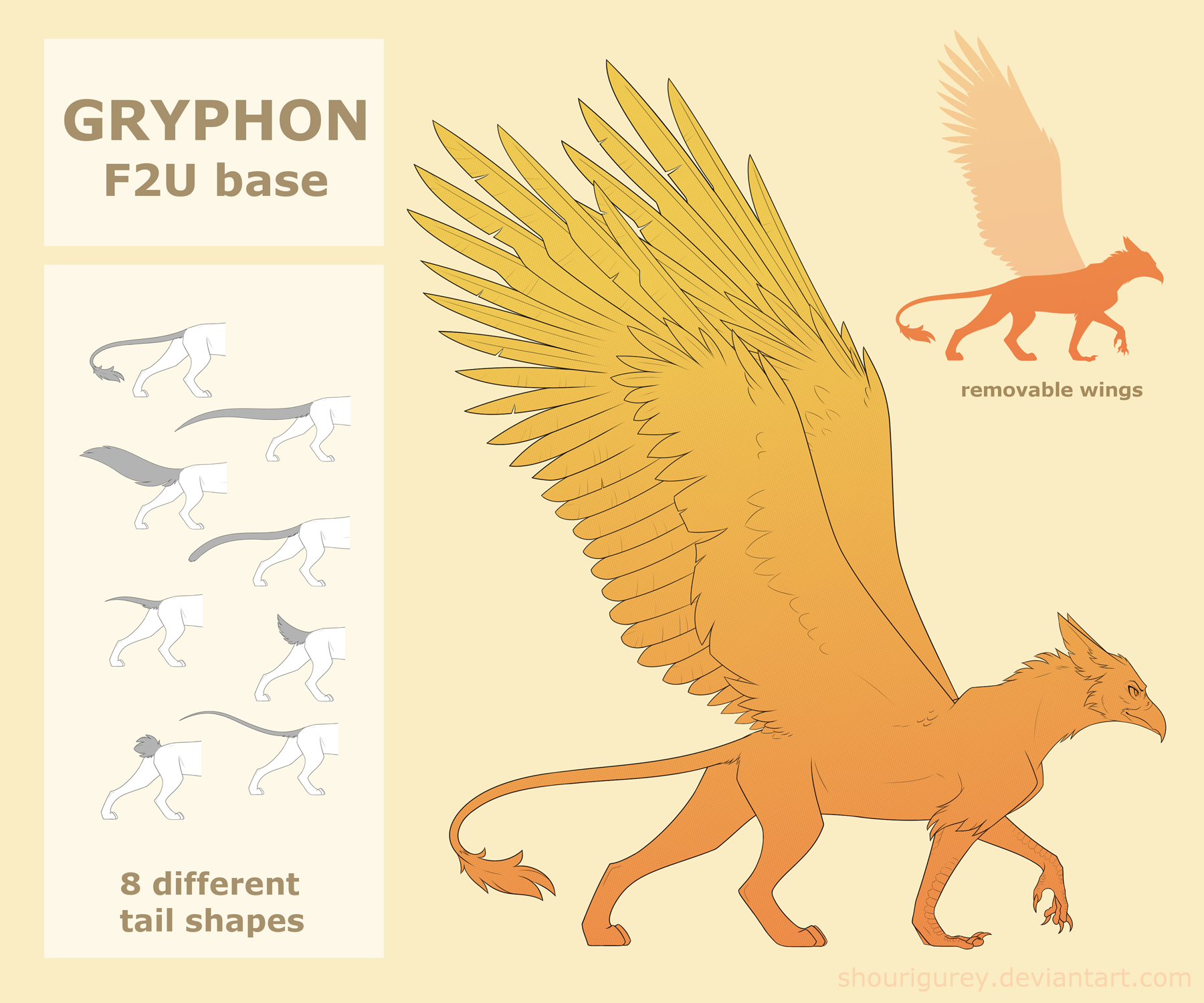 Gryphon base [F2U] by Shourigurey on DeviantArt