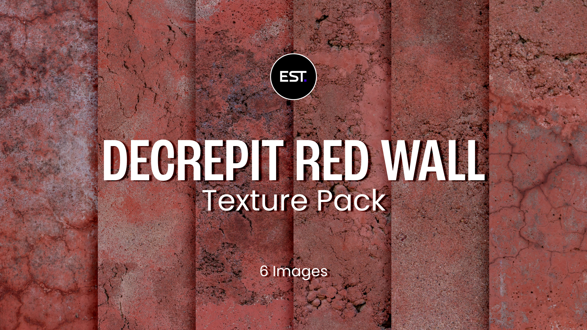 Decrepit Red Wall Textures (6 Images) by estellium on DeviantArt