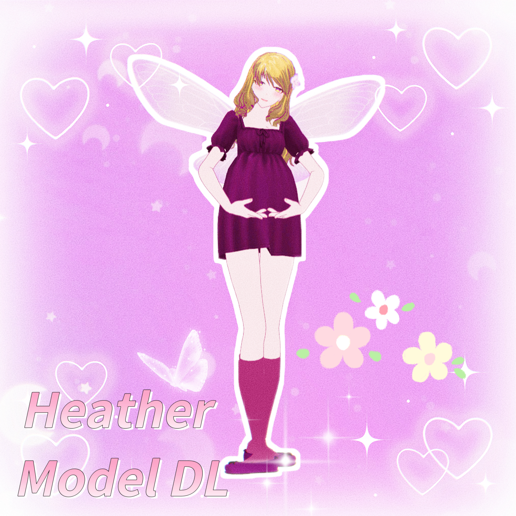 MMD Heather the Violet Fairy Model DL by catpotato5 on DeviantArt