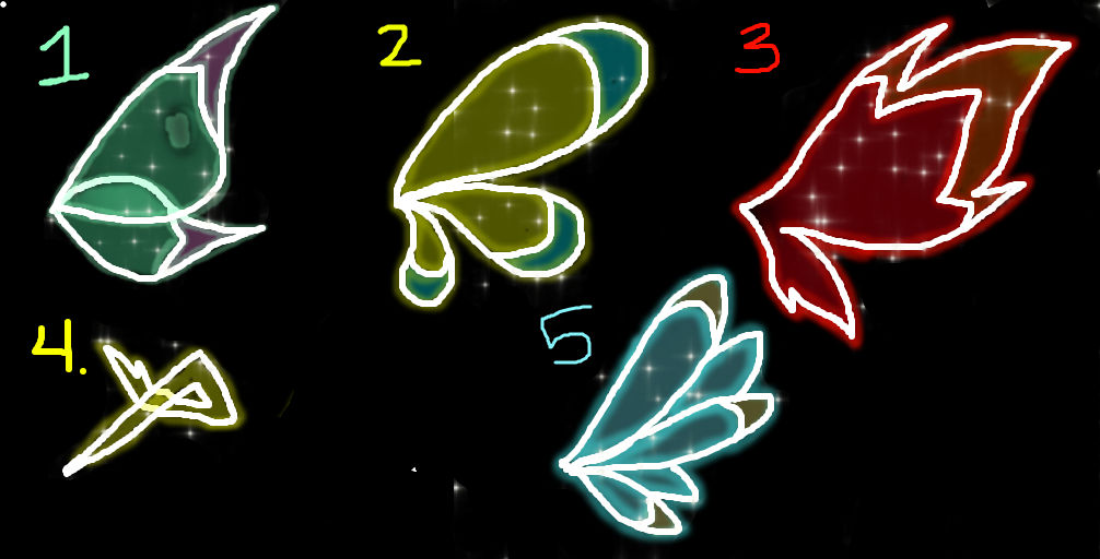 Winx Club Charmix Wings Adoptables. 10 Point Each. by WinxHarmony010 on ...