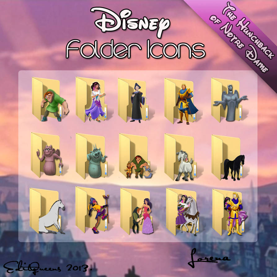 Disney Folder Icons -The Hunchback Of Notre Dame by EditQeens on DeviantArt