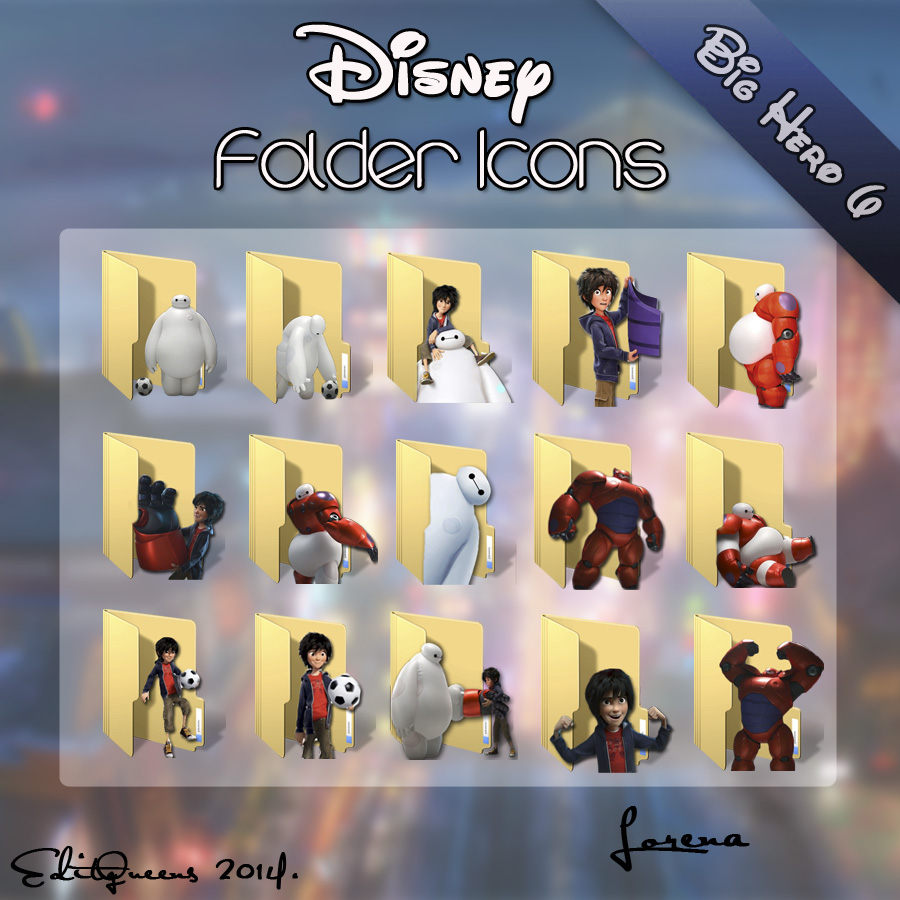Disney Folder Icons - Big Hero 6 by EditQeens on DeviantArt