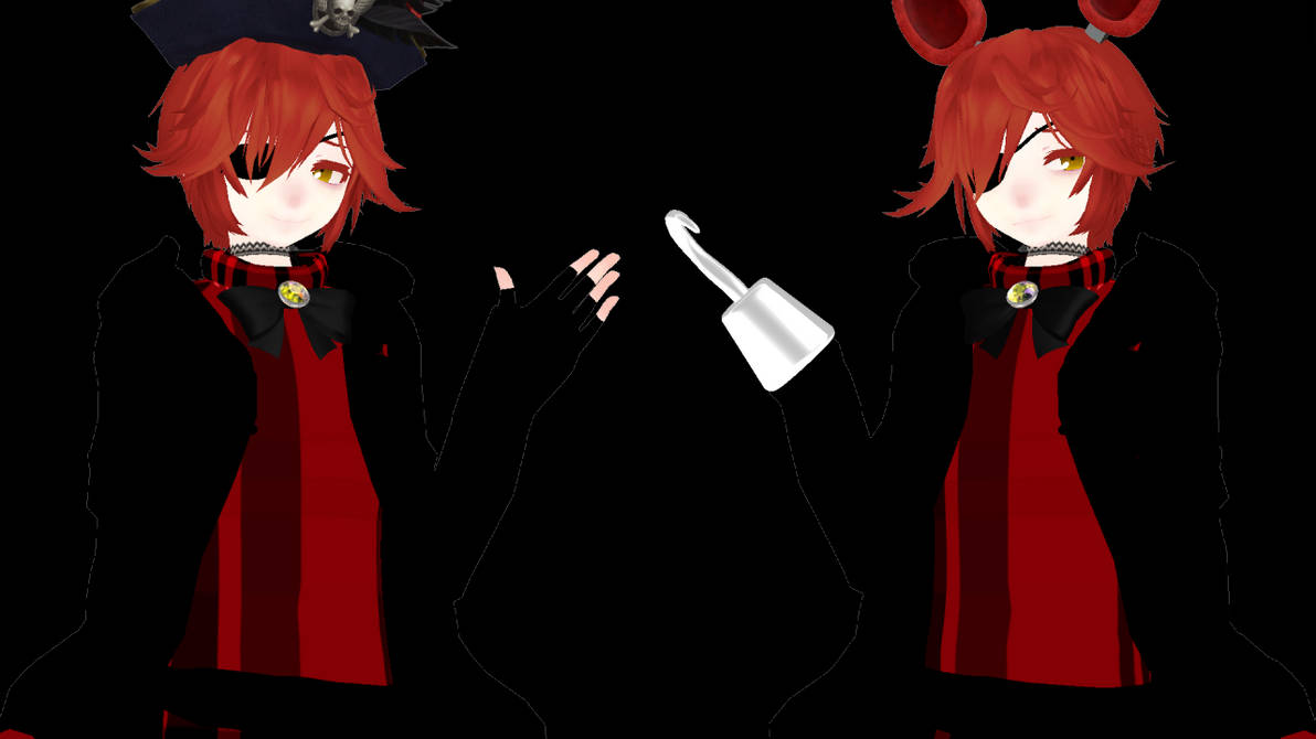 Mmd Fnaf Foxy Model Dl By Lonelyspringtrap On Deviantart