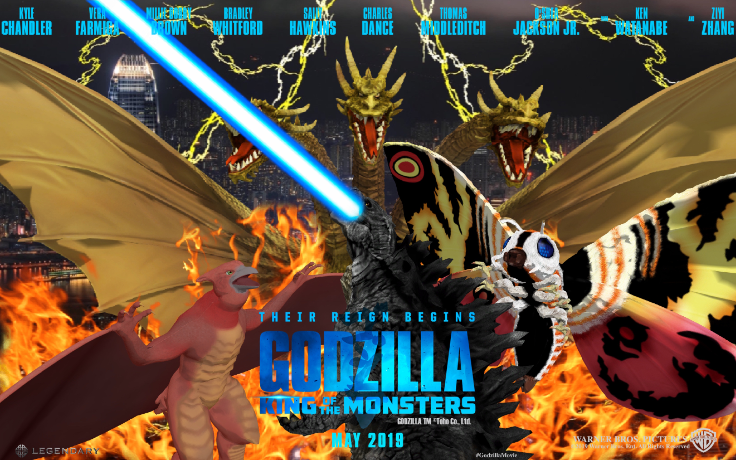 Godzilla: King of the Monsters (Fanmade Wallpaper) by SP-Goji-Fan on ...
