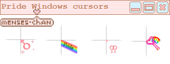 Pride Windows Cursors(female ver.)*+:.. by Mudatori on DeviantArt