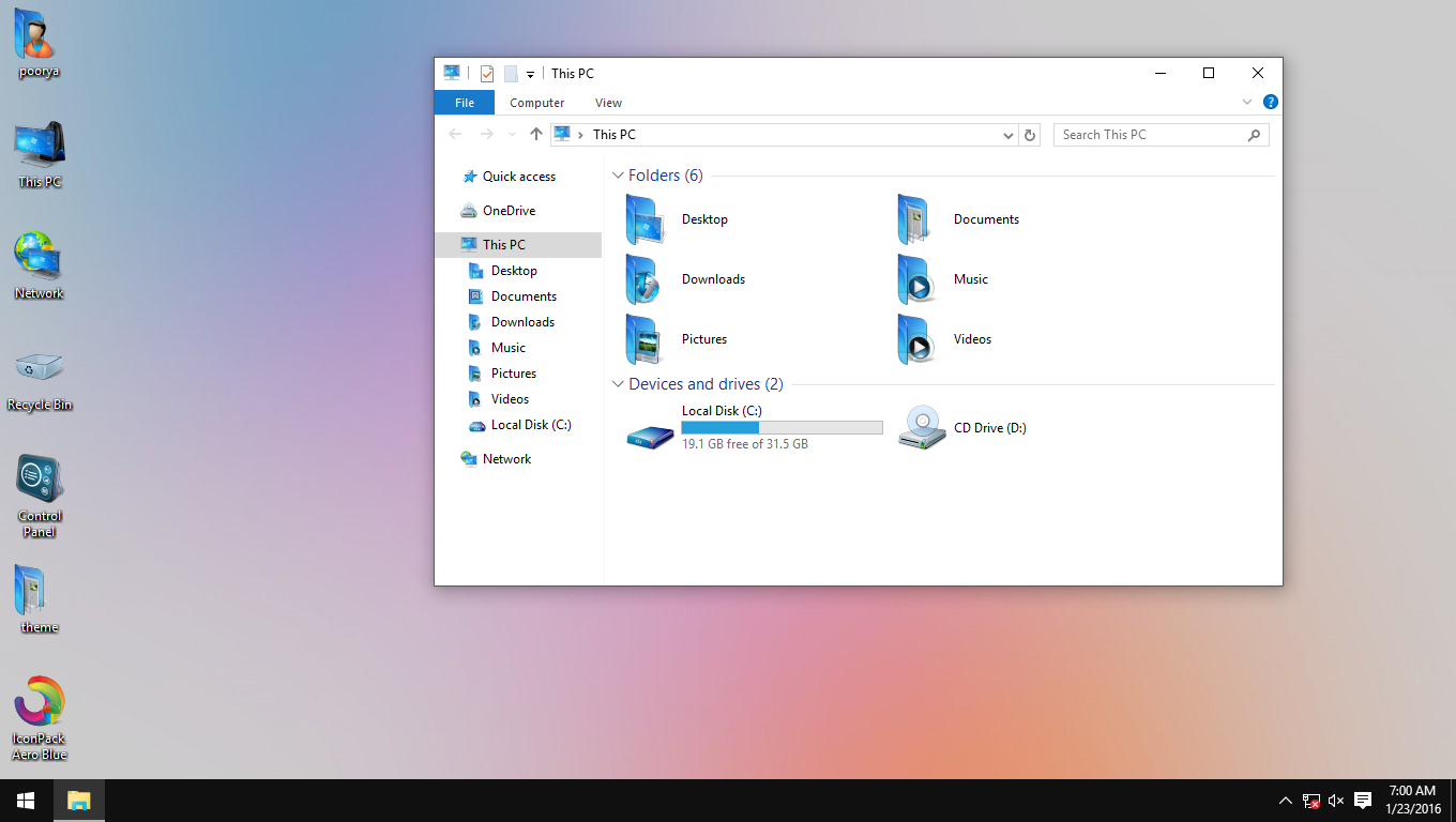 Aero Blue iconpack by protheme on DeviantArt