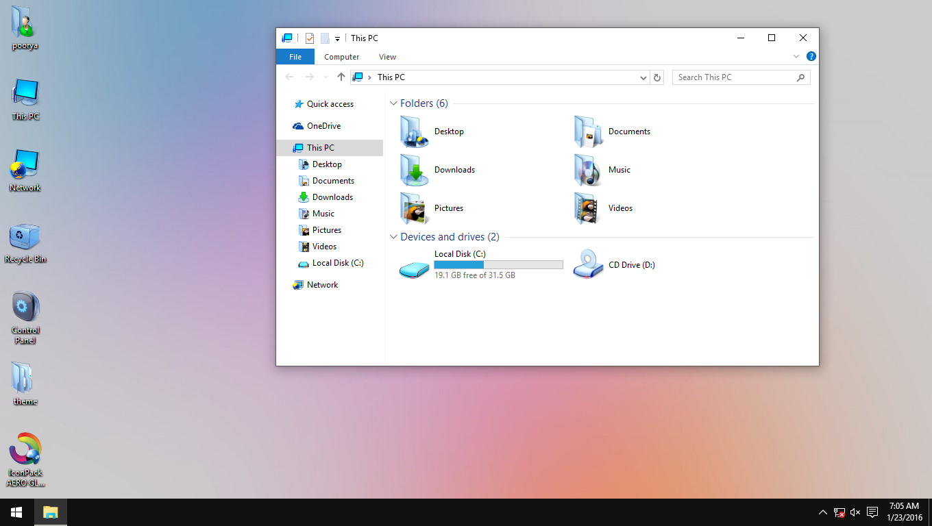 AERO GLASS iconpack by protheme on DeviantArt