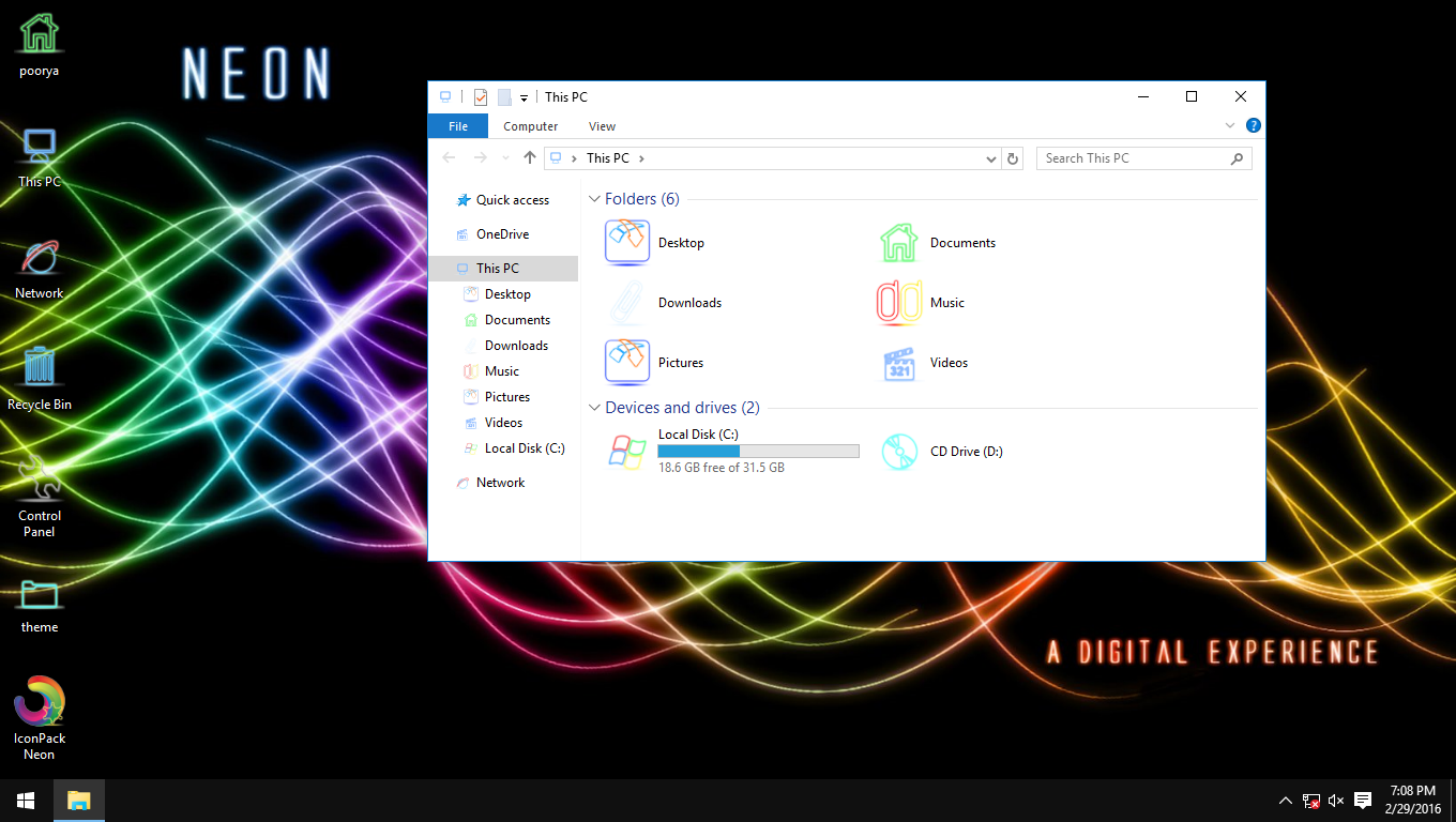 Neon iconpack by protheme on DeviantArt