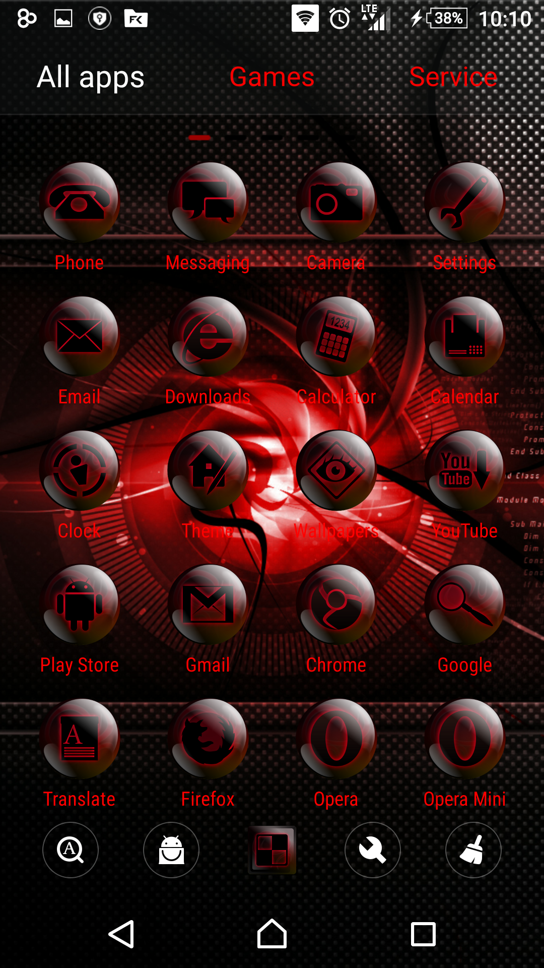 HUD Red themepack for Android by protheme on DeviantArt
