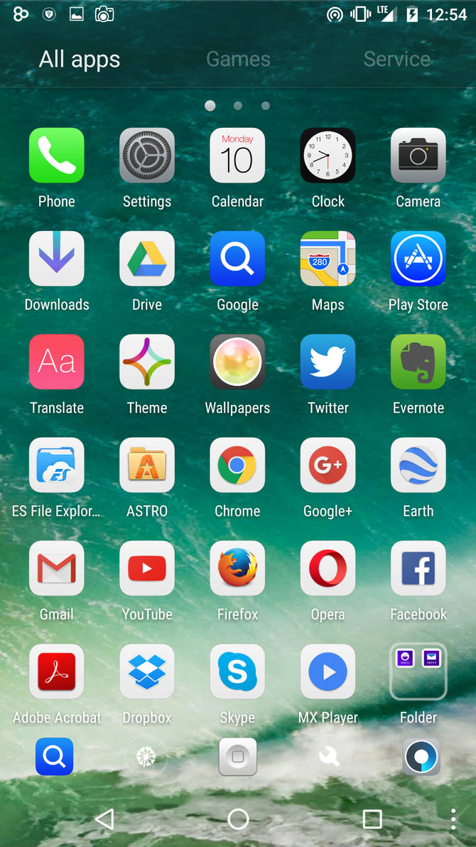 iOS10 themepack for Android by protheme on DeviantArt