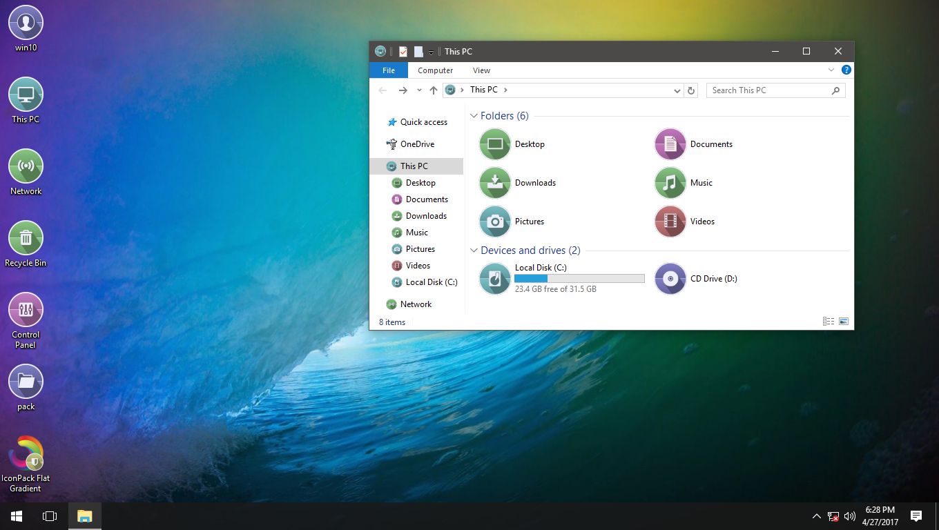 Flat Gradient IconPack by protheme on DeviantArt