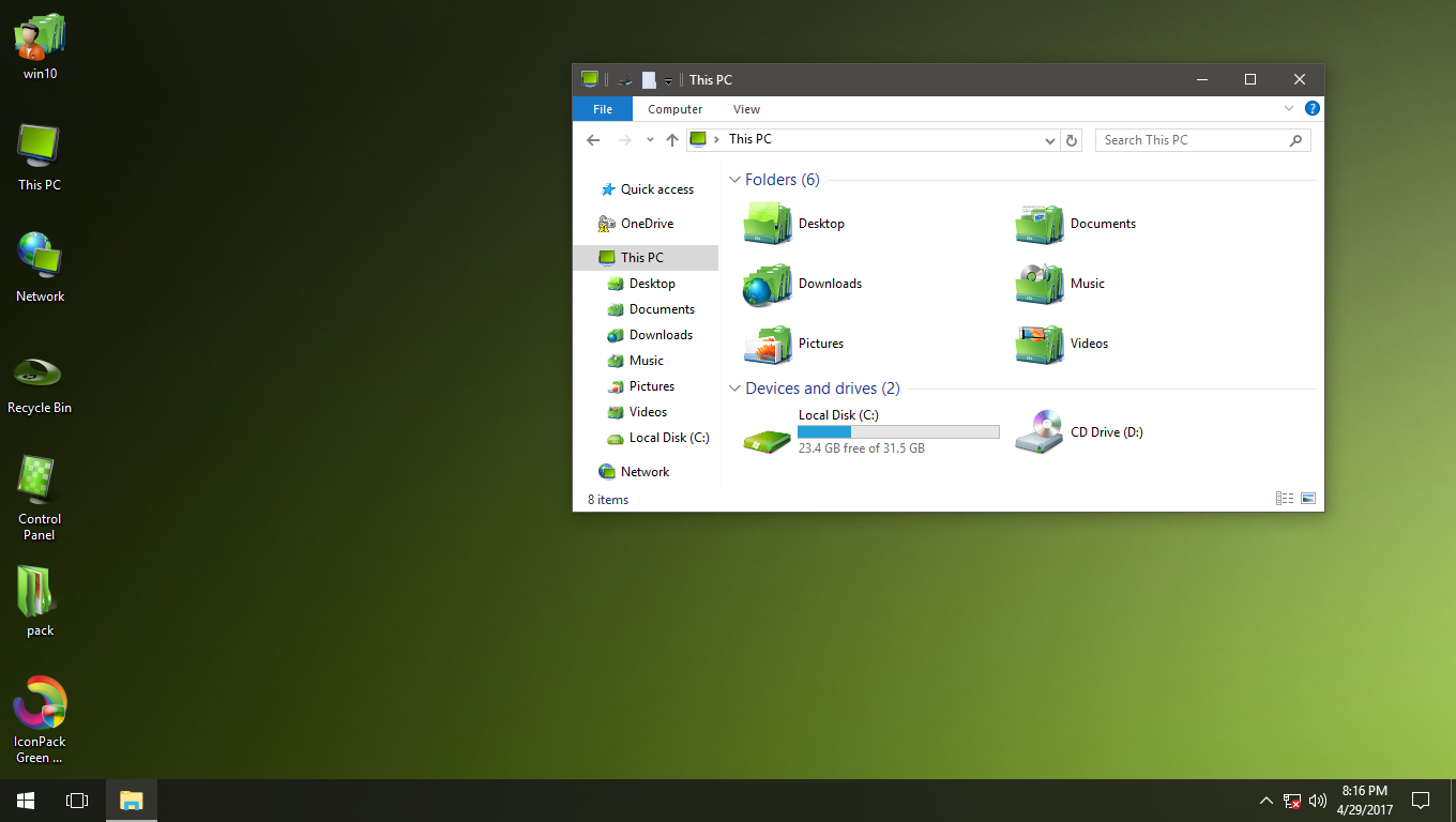 Green IconPack by protheme on DeviantArt