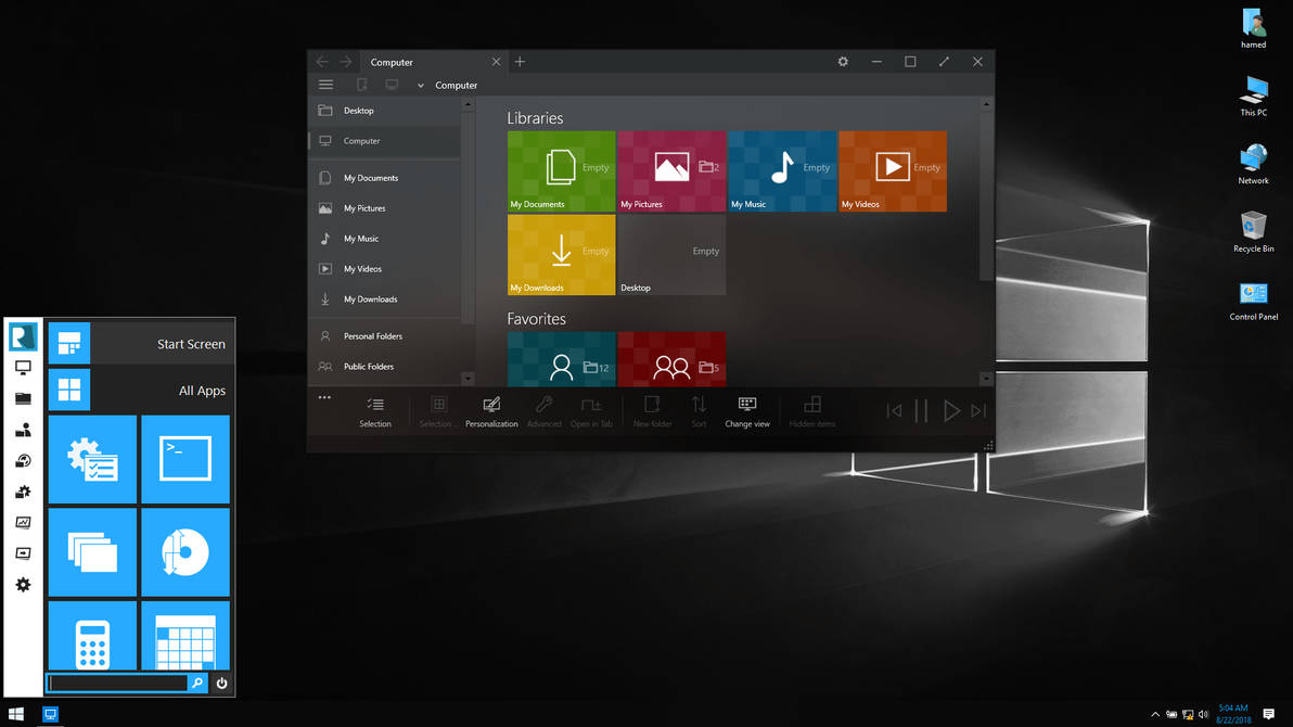 Windows 10 Dark by protheme on DeviantArt