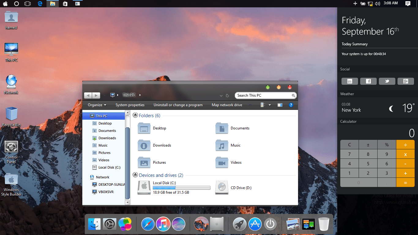 macOS Dark Glass by protheme on DeviantArt