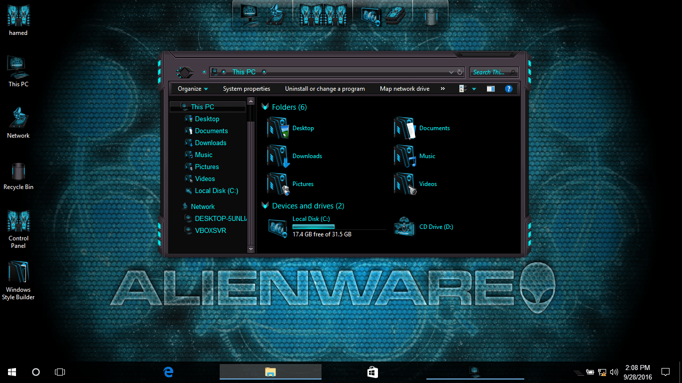 Alienware Inspired by protheme on DeviantArt