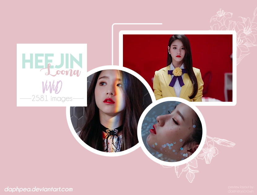 Photopack 01 | HEEJIN(LOONA) // VIVID by daphpea on DeviantArt