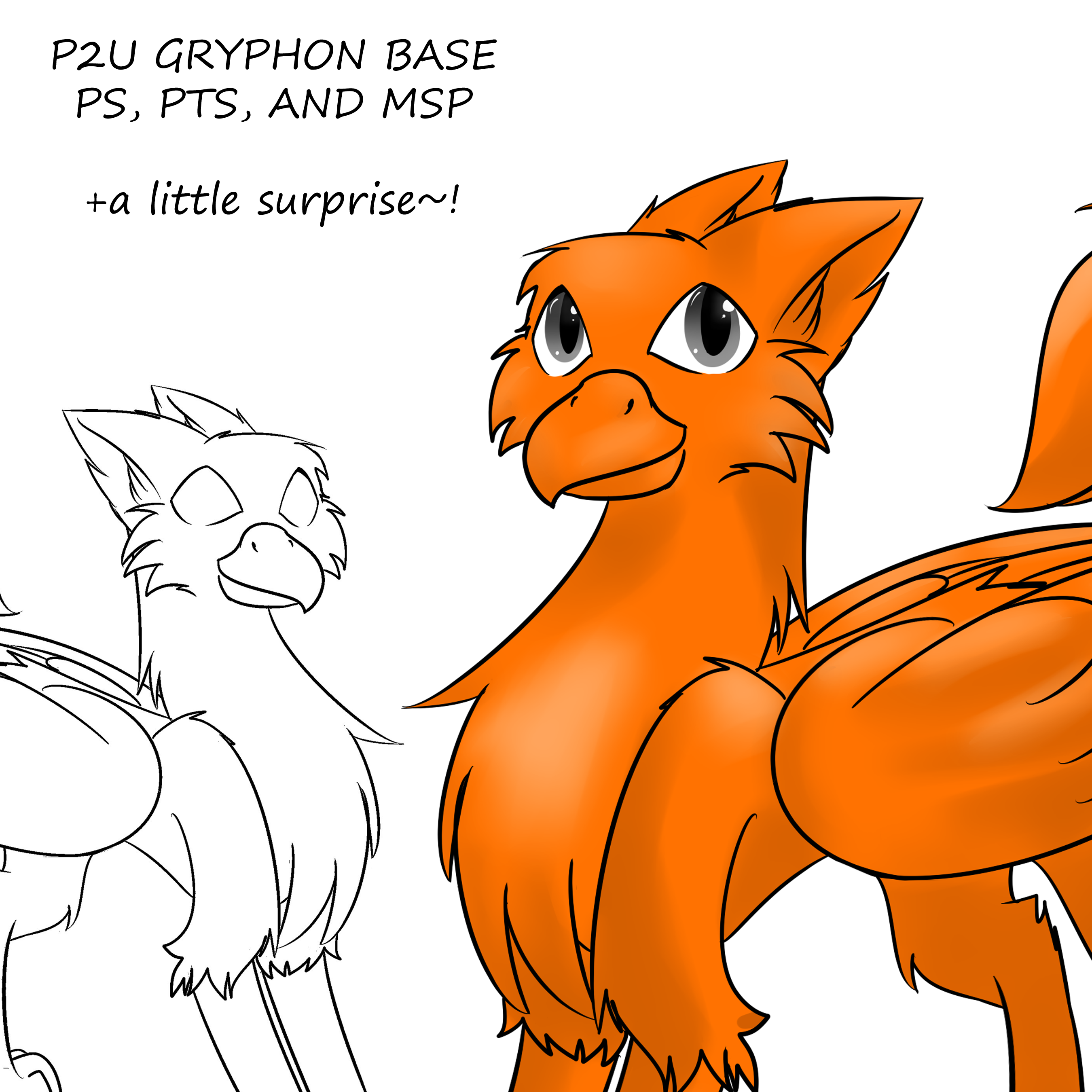 P2U gryphon base by raichuino on DeviantArt