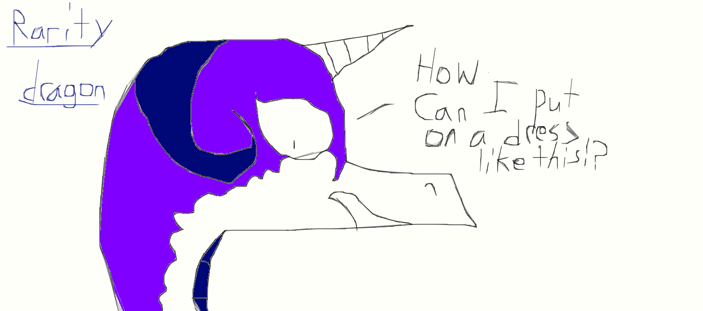 Rarity dragon by CreepyPastadragon on DeviantArt