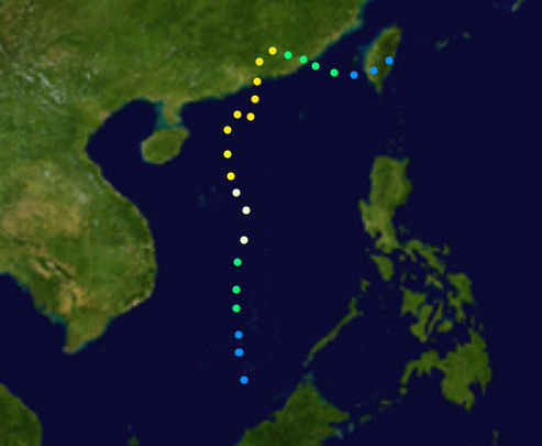 Typhoon Higos Track by toilets24 on DeviantArt
