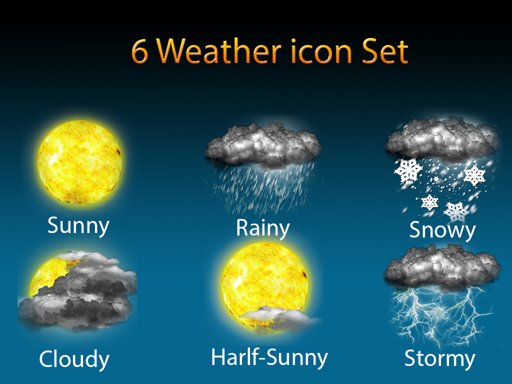 Weather Icons Set by Amensia-74 on DeviantArt