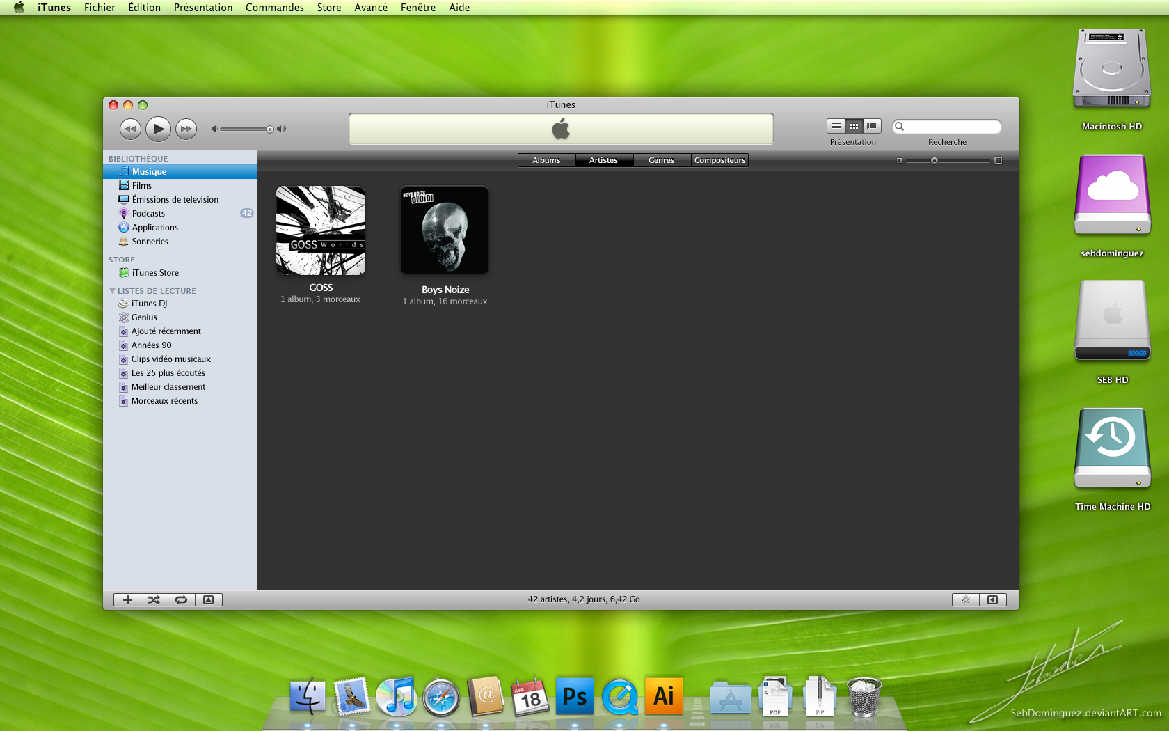 iTunes PSD UI by SebDominguez on DeviantArt