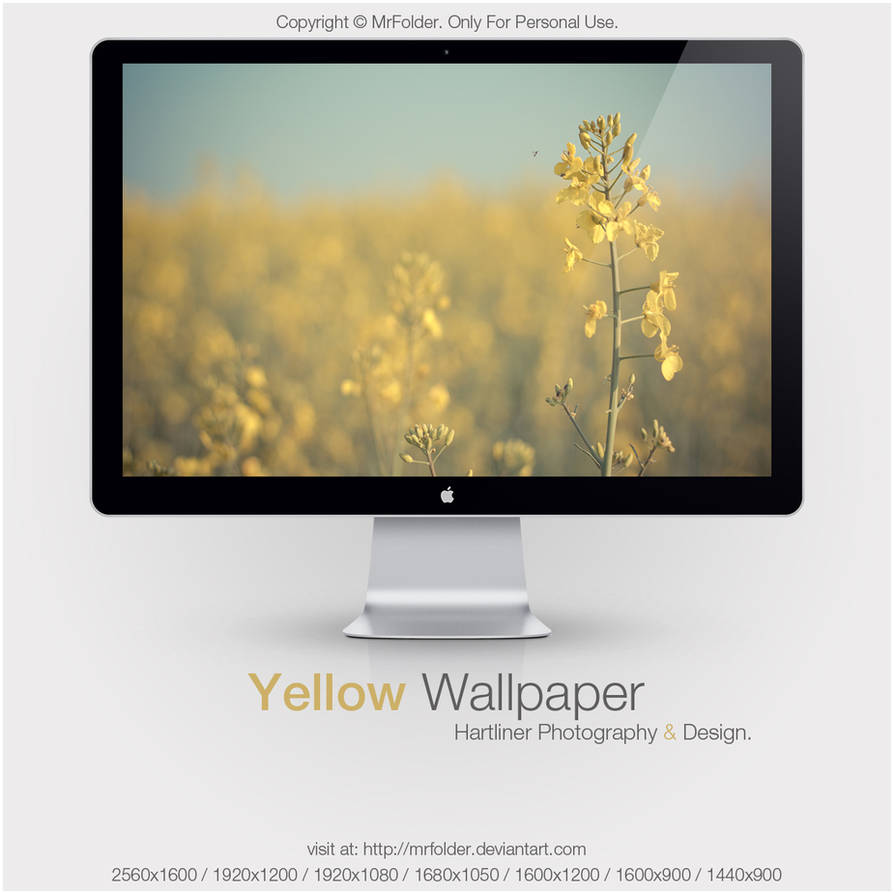 Yellow Wallpaper by MrFolder on DeviantArt
