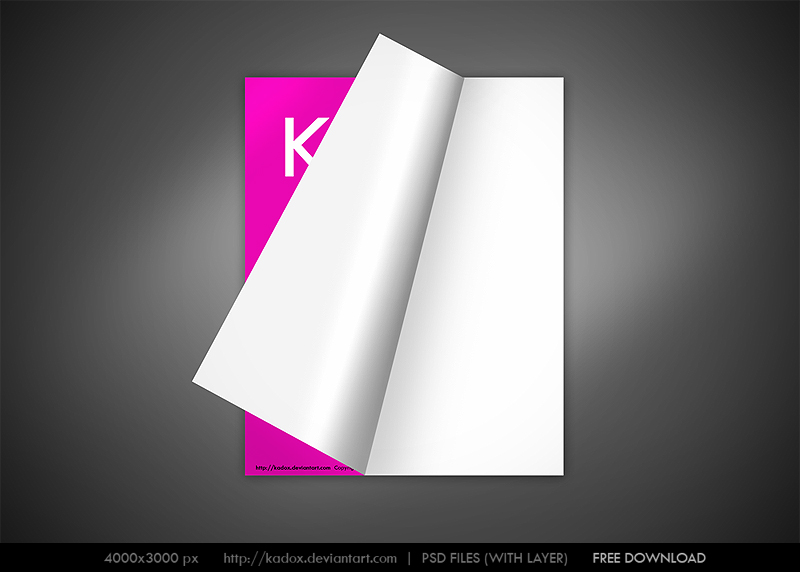 magazine page flip PSD 4000px-evindelisi.com by kadox on DeviantArt