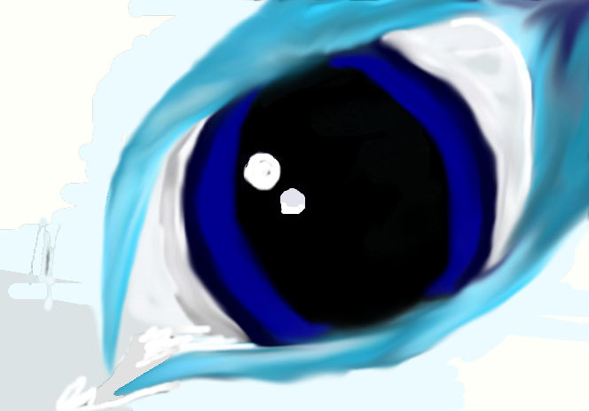 blue lined anime eye by lionkinglover33 on DeviantArt
