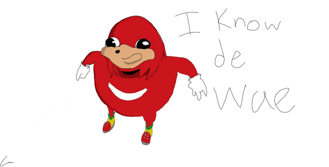 Ugandan Knuckles by lk30four on DeviantArt