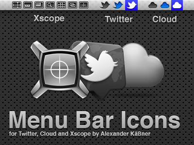 Menu Bar Icon Replacements by alexkaessner on DeviantArt