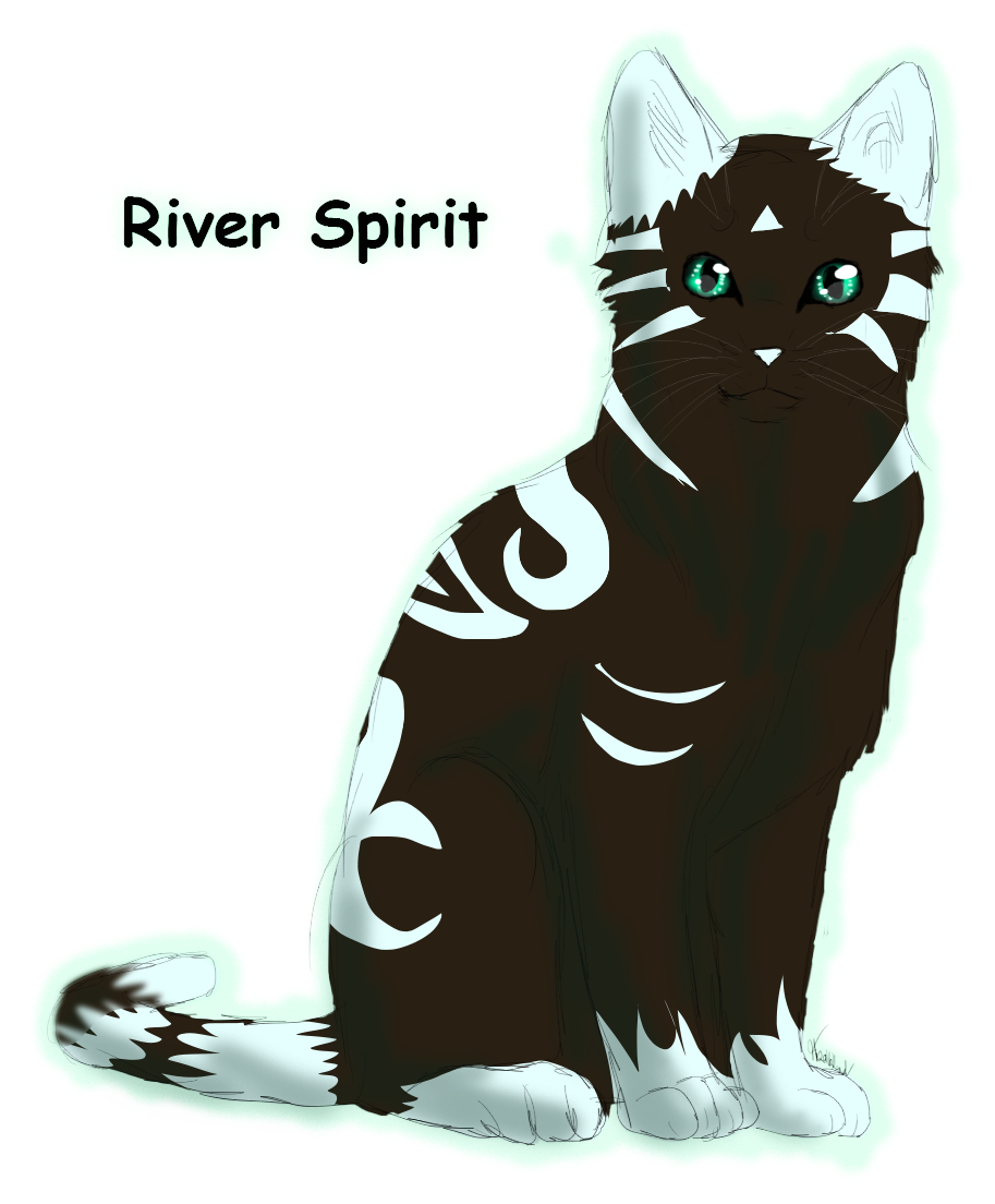 River Spirit - Realistic Drawing (Sitting) by GalaxyBlues on DeviantArt