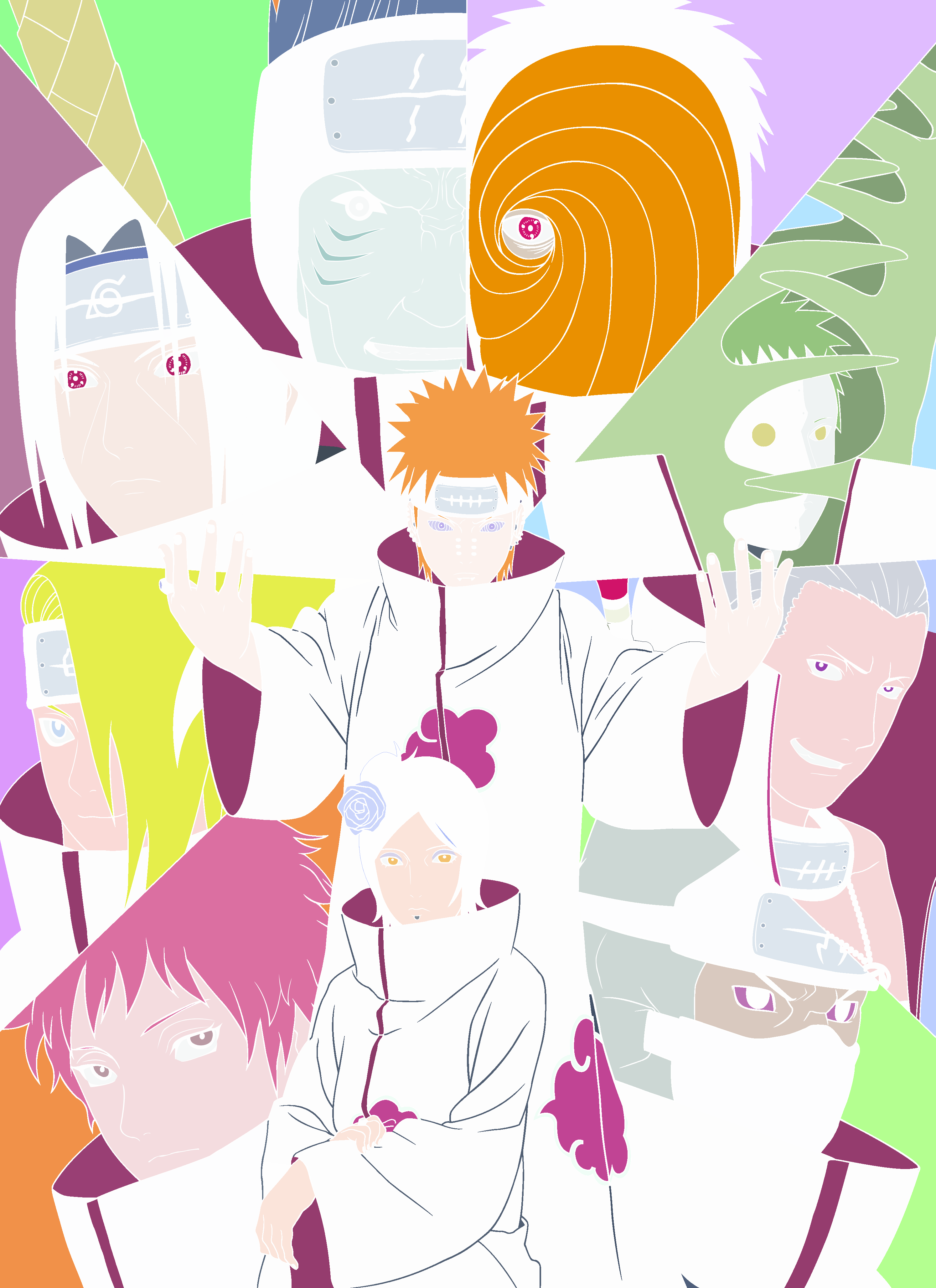Naruto Akatsuki Base 20 By Freekissforall On Deviantart