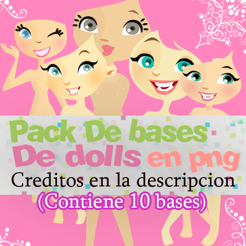 Pack De Bases de Dolls En png by Girlspng on DeviantArt