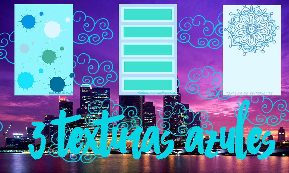 3 Texturas Azules by Editorialife on DeviantArt