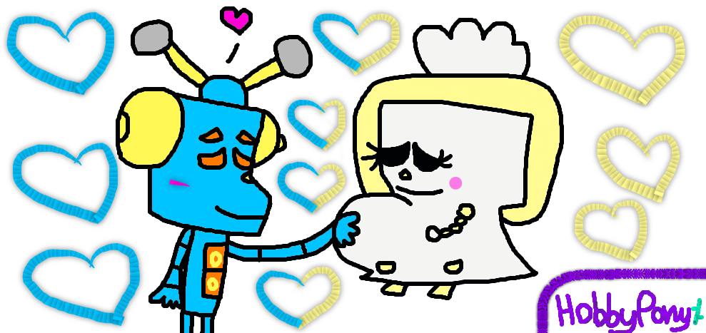 Warioware - Mike rubbing Pregnant Doris 1 by HobbyPony on DeviantArt
