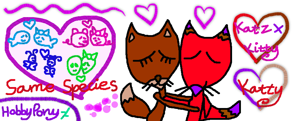 Fanart: Courage the Cowardly Dog - Katz x Kitty by HobbyPony on DeviantArt