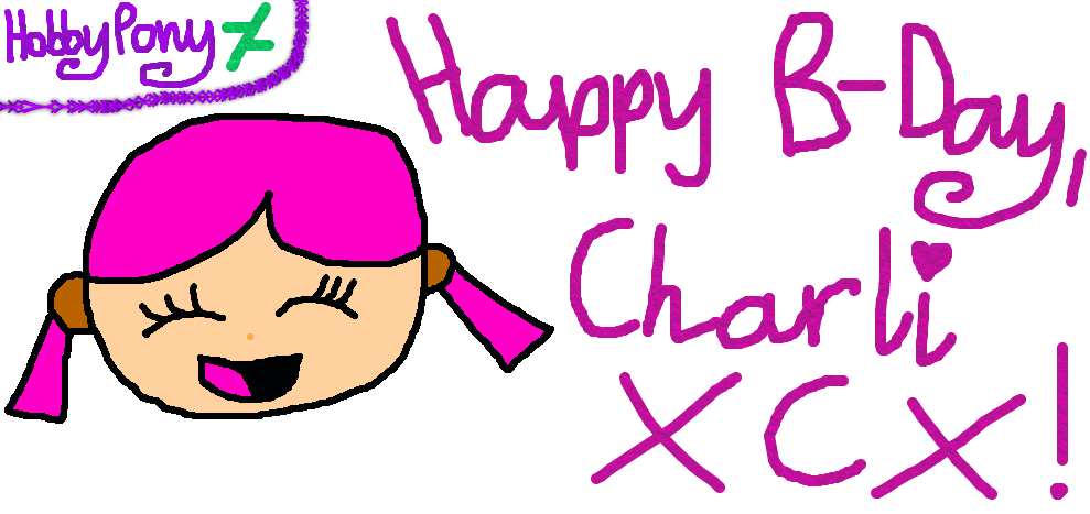Happy Birthday, Charli XCX! by HobbyPony on DeviantArt