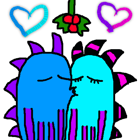 Request: Thaddeus Bile x Taryn Bile mistletoe kiss by HobbyPony on ...