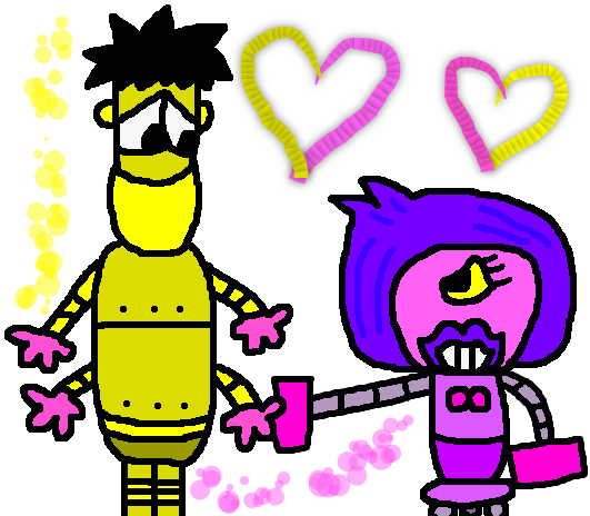 Fanart: Space Goofs - Robot Love by HobbyPony on DeviantArt