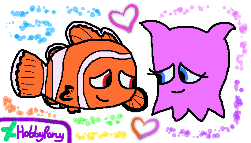 Request: Nemo x Pearl (20 Years of Finding Nemo) by HobbyPony on DeviantArt
