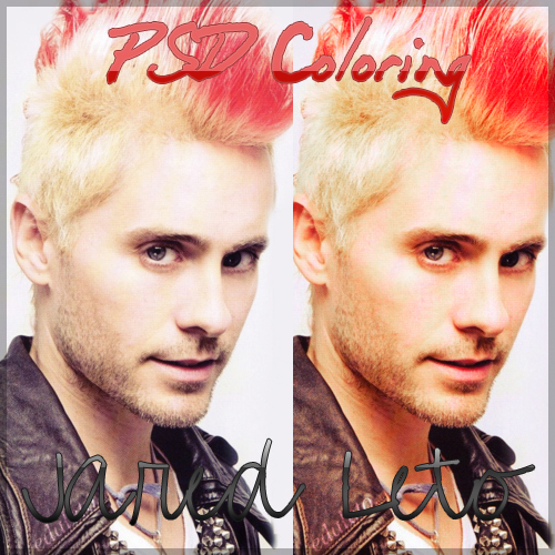 PSD Coloring 'Jared Leto' by katemars on DeviantArt