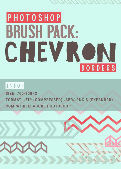 Chevron Borders Photoshop Brushes by youmadeitreal on DeviantArt