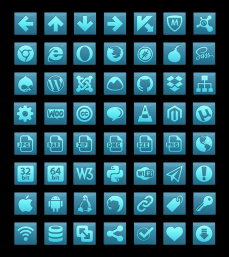 IT/Web Dev Icon Set (PART 1) by youmadeitreal on DeviantArt