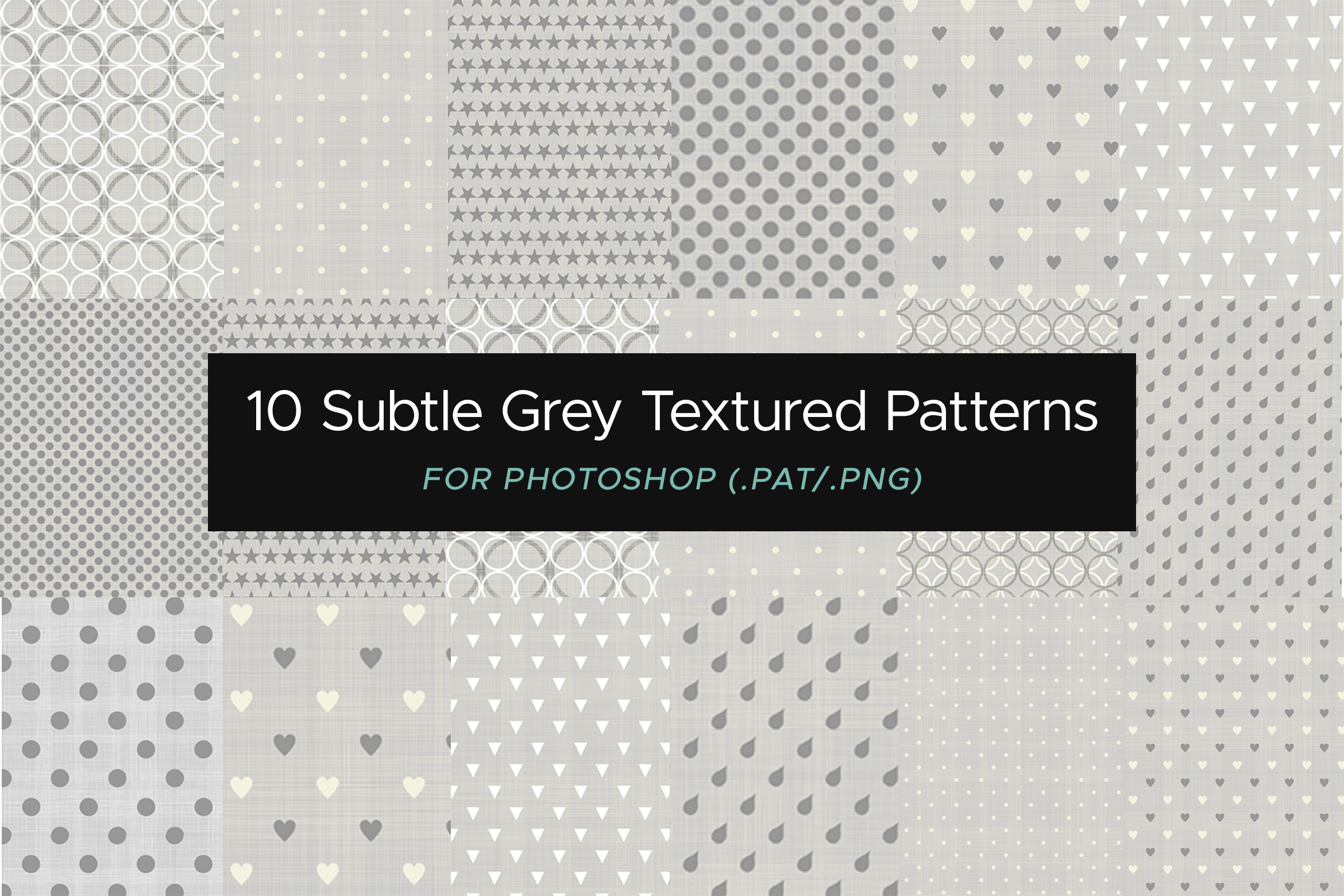 Seamless Photoshop Patterns - grey textured pack by youmadeitreal on ...
