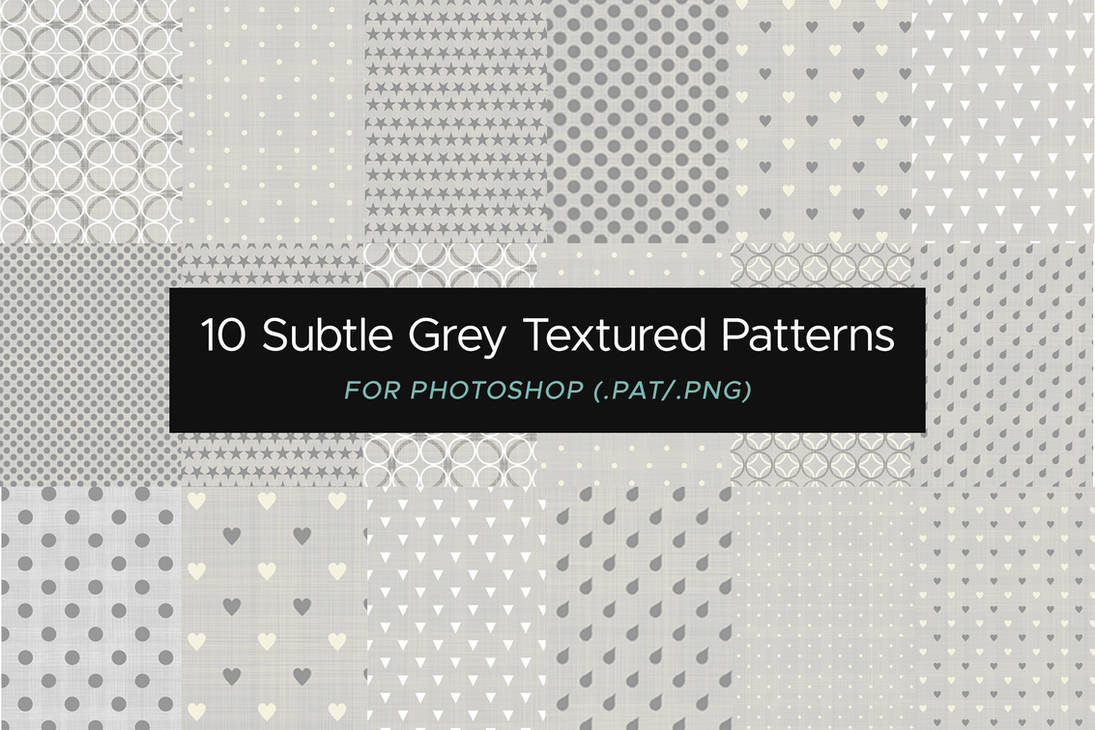 Seamless Photoshop Patterns - grey textured pack by youmadeitreal on ...