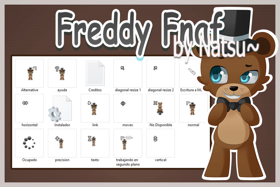 Fredy Fazbear Cursor by Natsu~ by LevisGirl00 on DeviantArt