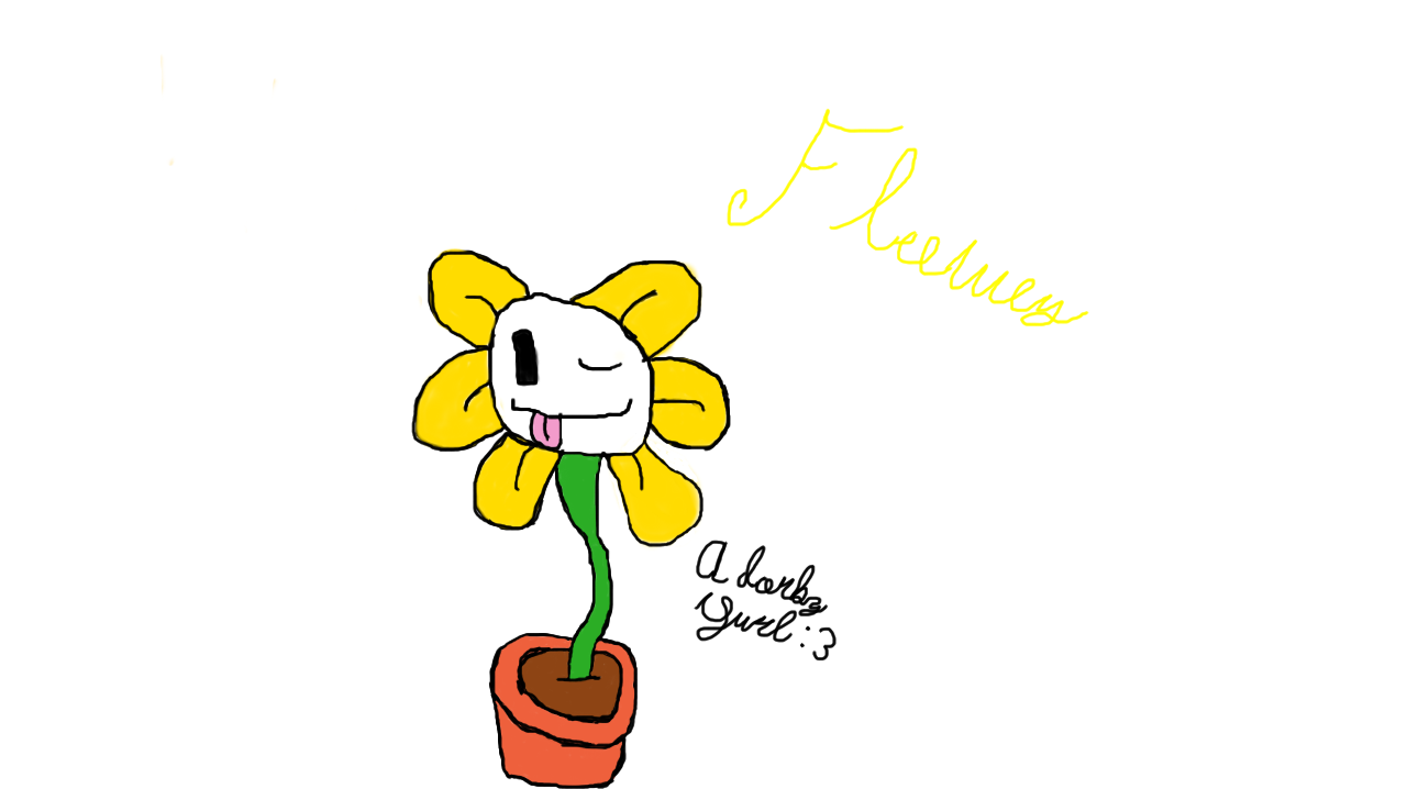 Wink Flowey by I-Love-Undertale on DeviantArt