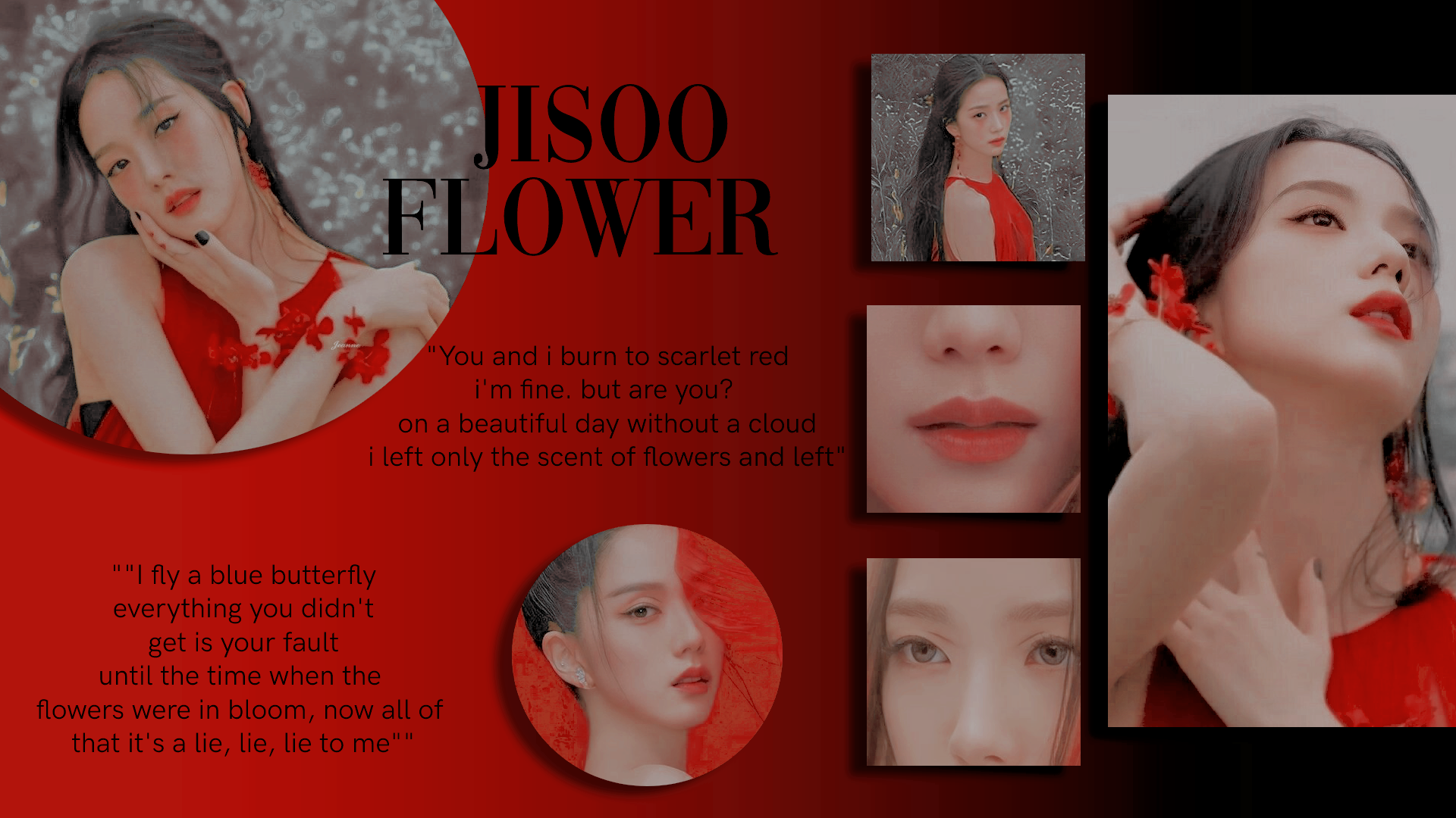 Jisoo Flower Template psd by bethkim30 on DeviantArt