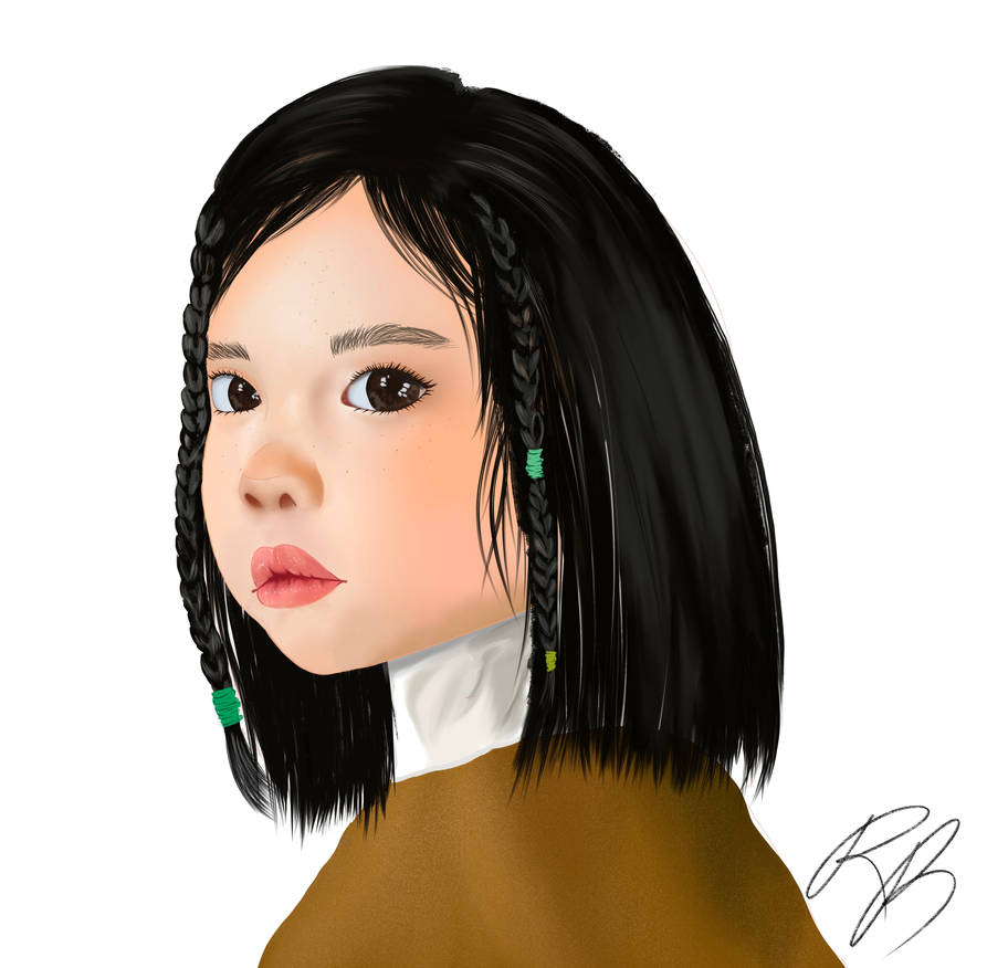 Asian portrait by rissyblack on DeviantArt